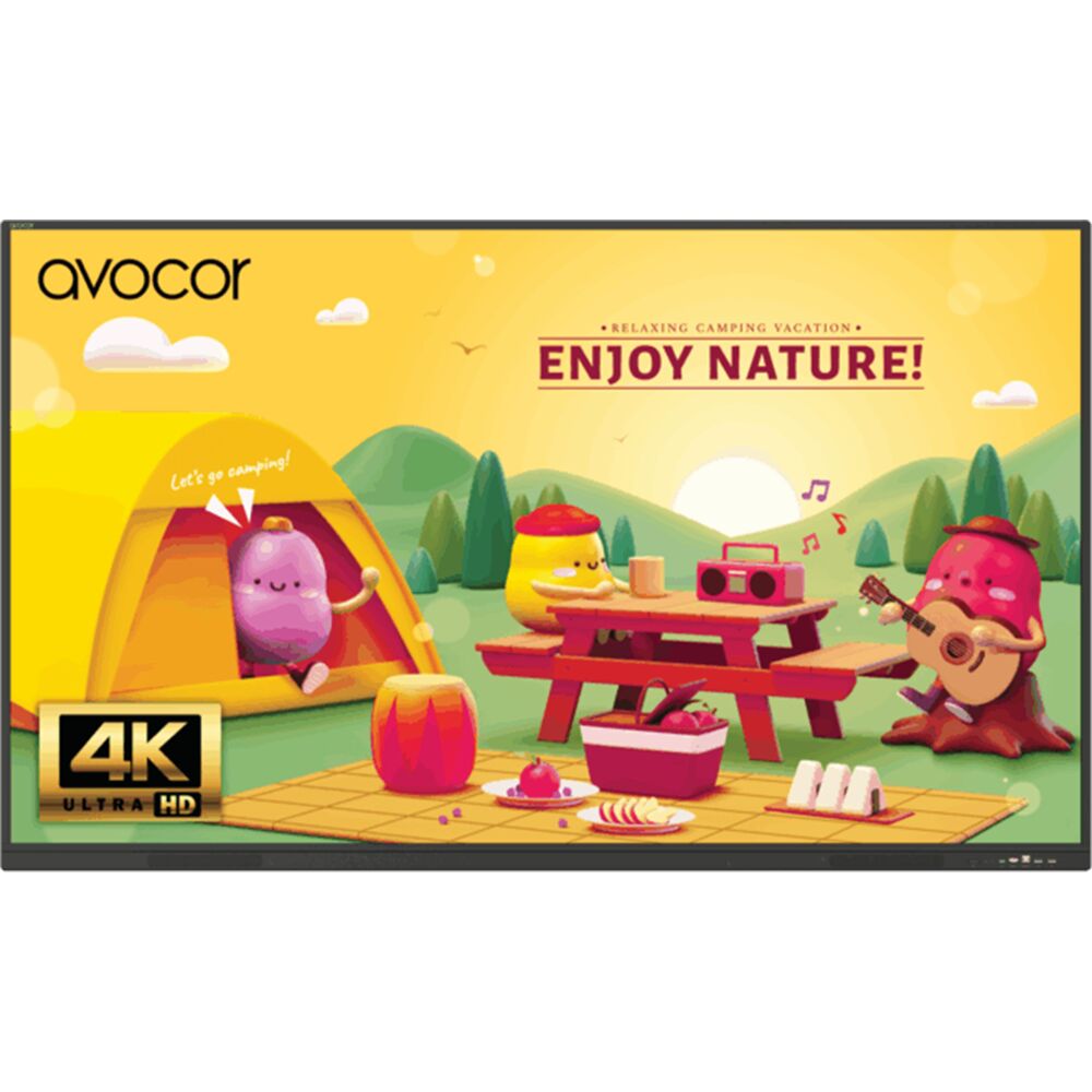 65" 4K, IR LED Interactive Display, EDLA on board – Avendor