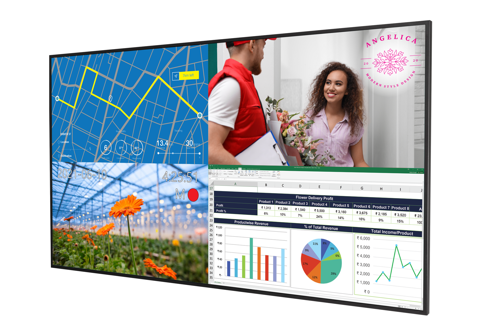 Planar URP65 - 65" 4K LCD Display - LED Solutions – Avendor