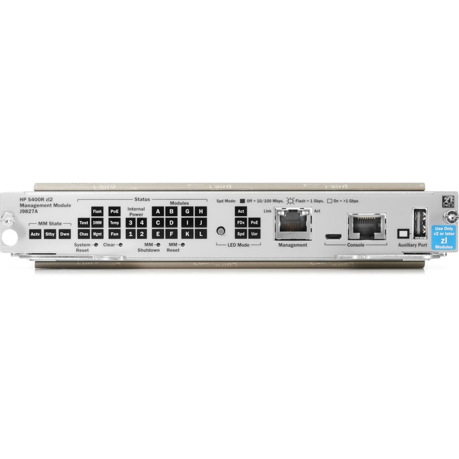 HPE Aruba 5400R zl2 Management Module J9827A for Redundant Deployment ...