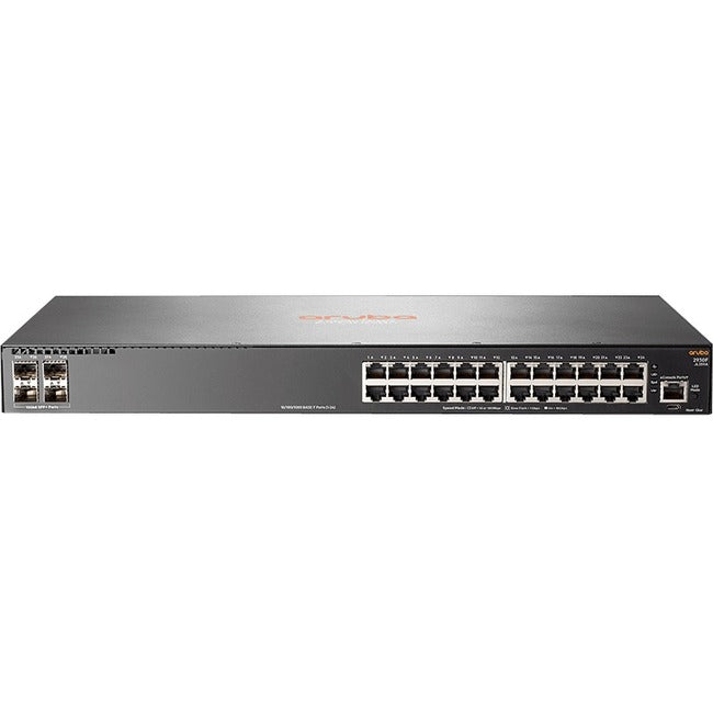 HPE Aruba 2930F JL259A#B2B 24-Port Gigabit Switch with 4 SFP Slots ...