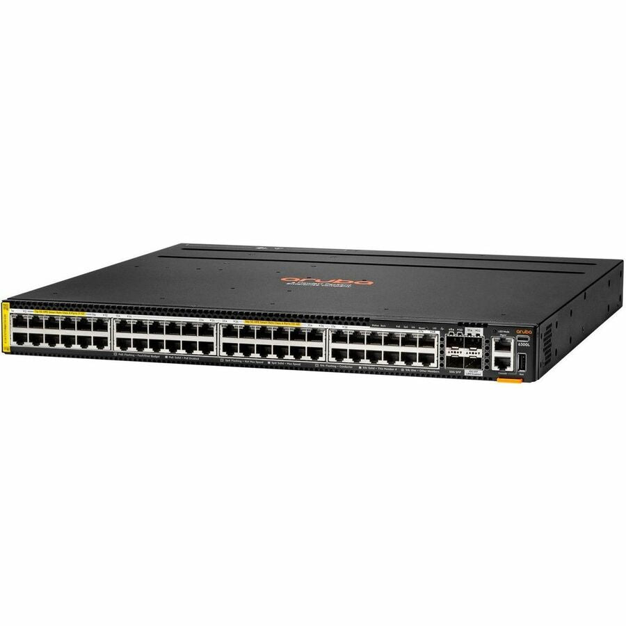 HPE Aruba CX 6300L 48p Smart Rate PoE++ Switch S3L77A | 50G/10G Uplinks ...