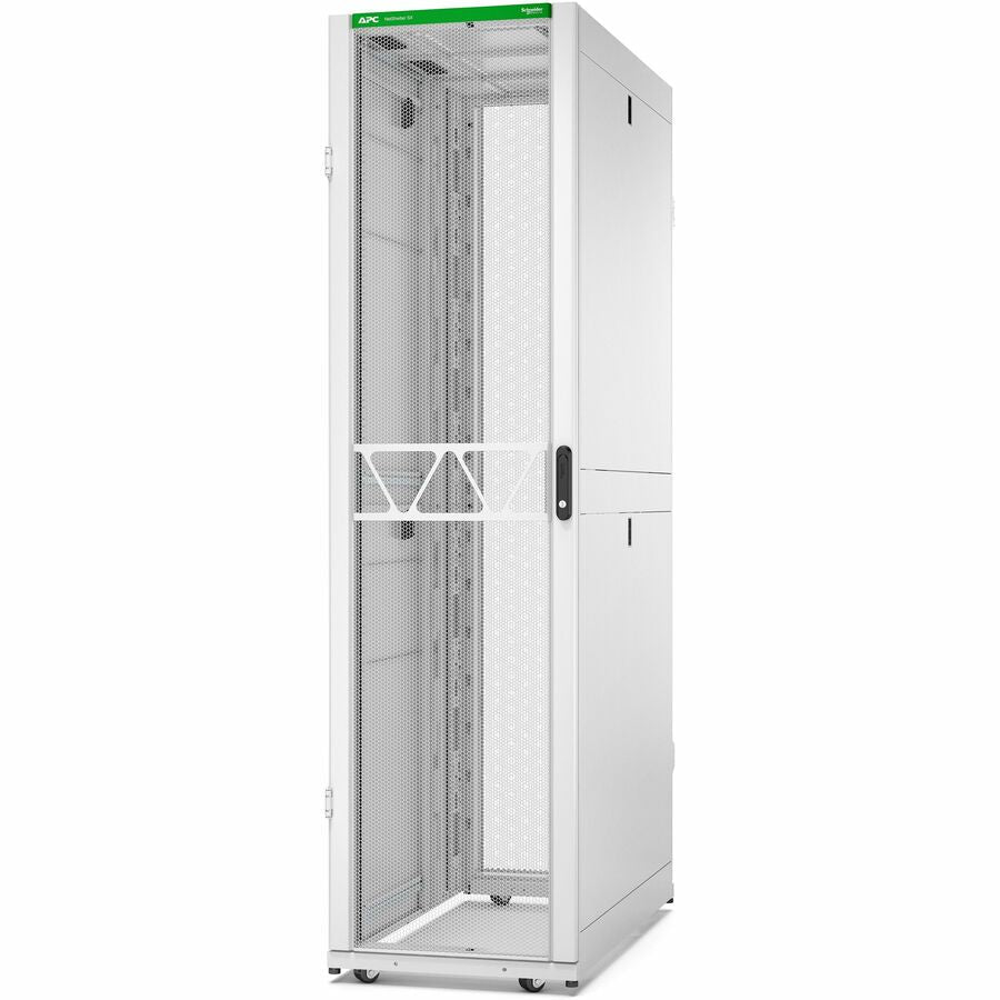 APC NetShelter SX AR3307W2 48U Rack Enclosure, White, 1200mm Depth ...