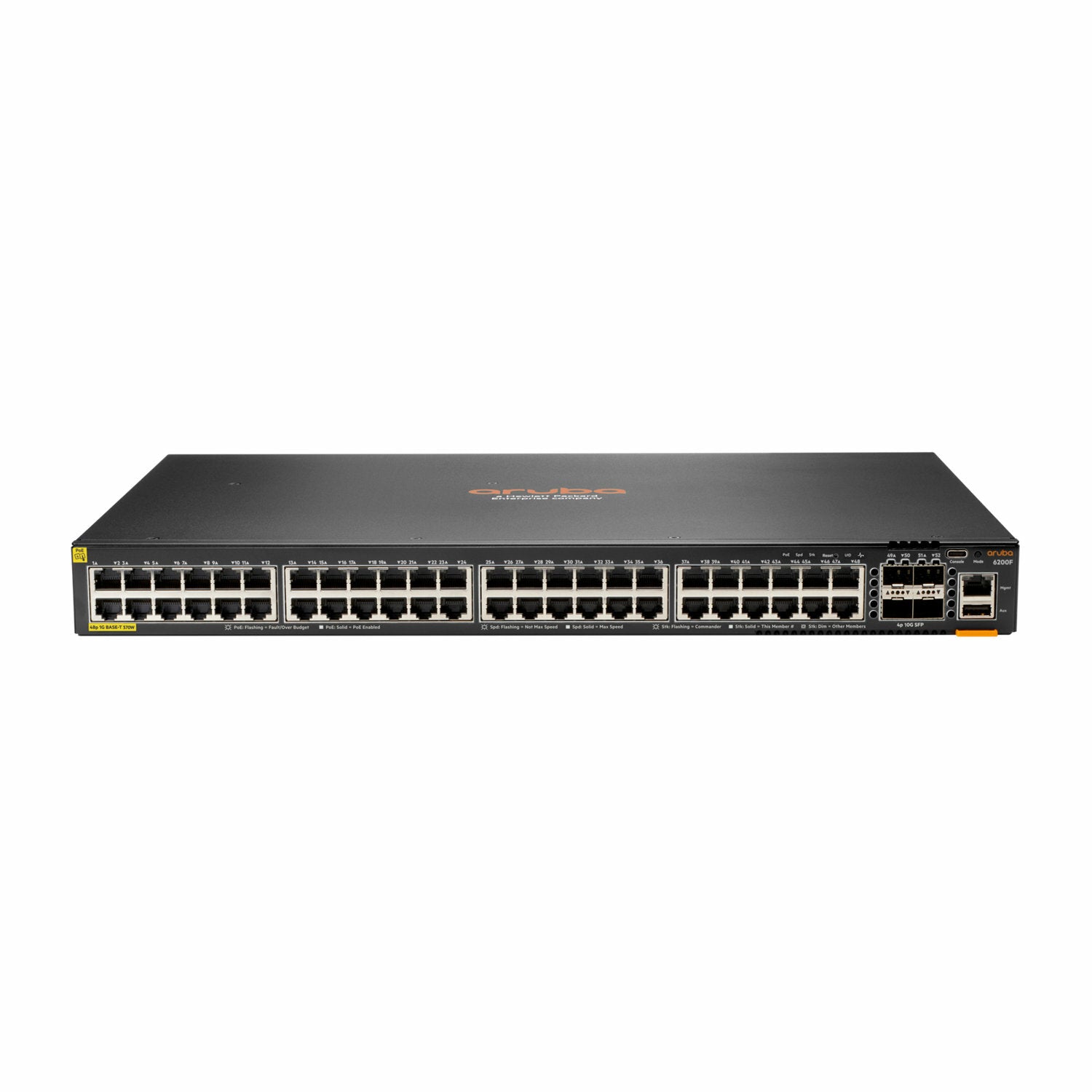 HPE Aruba CX 6200F 48G PoE 370W 4SFP+ Managed Switch JL727A – Avendor