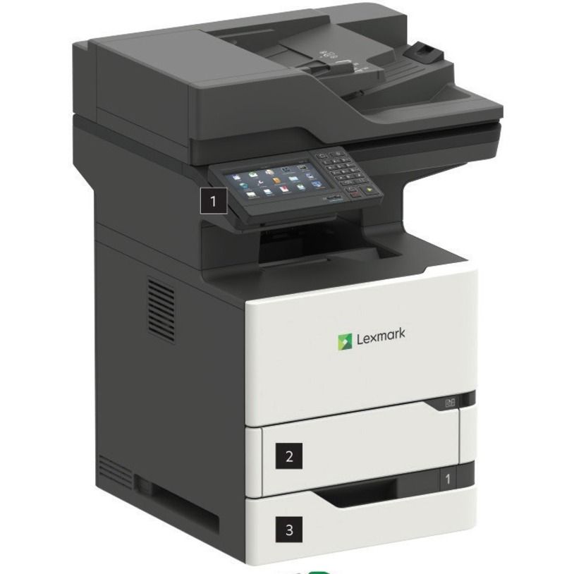 Lexmark MX722adhe Laser Multifunction Printer - Monochrome, 70 ppm ...
