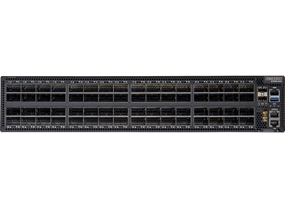 Edgecore AIS800-64D-AF 64-Port 800G QSFP-DD800 Data Center Switch – Avendor