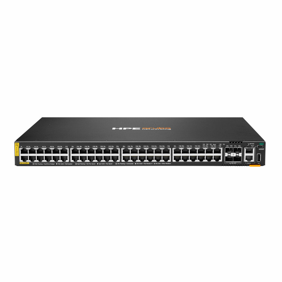 HPE Aruba CX 6200F JL728B#ACJ 48G PoE+ 4SFP+ 740W L3 Switch – Avendor