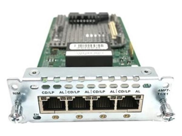 Cisco 4-Port Multiflex Trunk Voice/Clear-Channel Data T1/E1 Module ...
