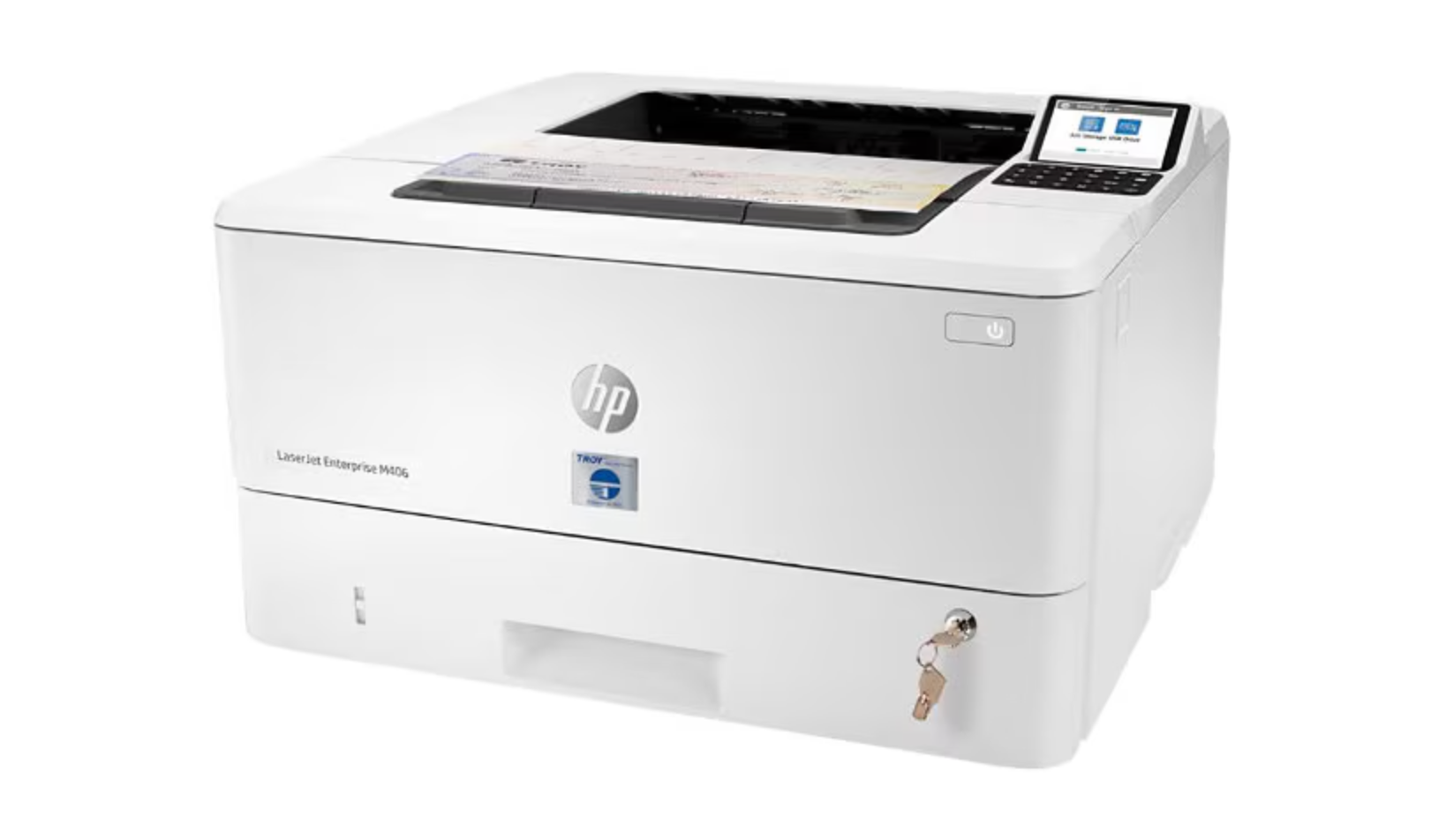 TROY MICR M406DN Secure Laser Printer - 40 ppm, Duplex, B/W, USB, LAN ...