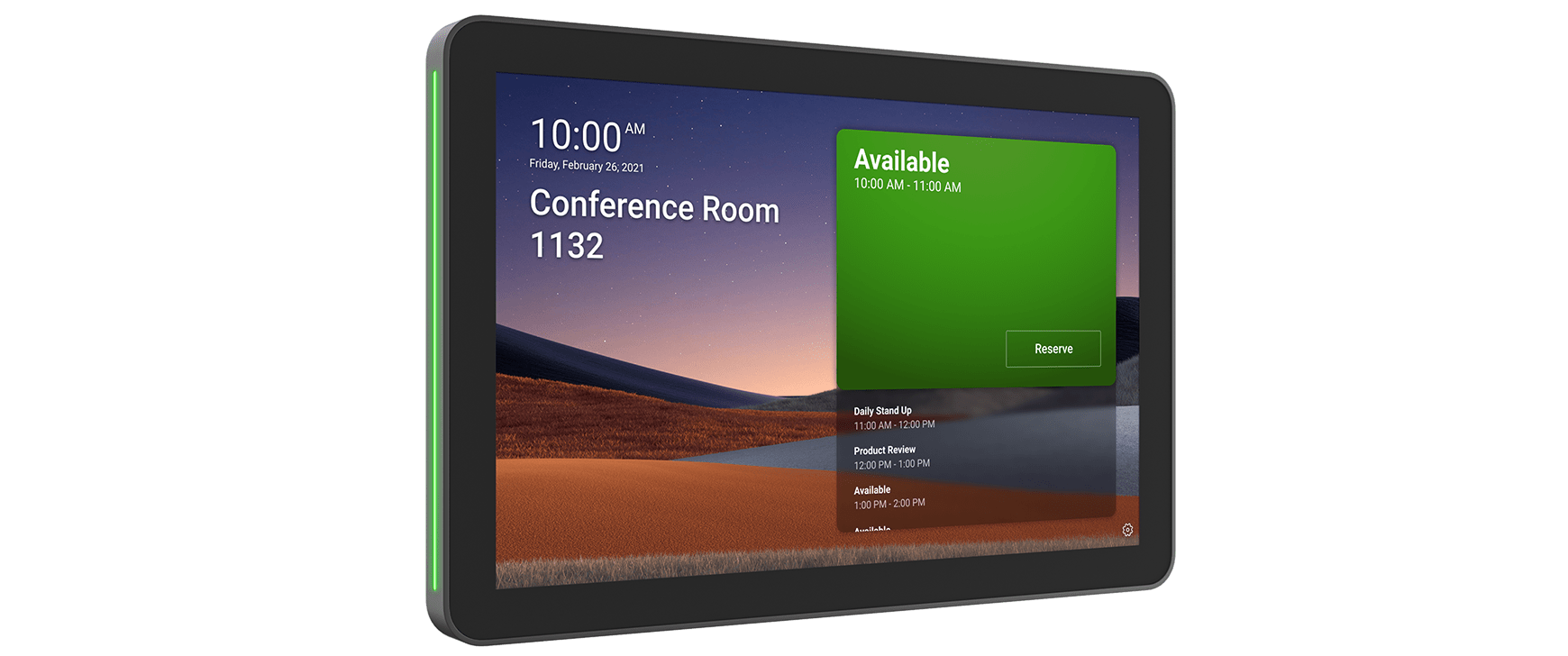 Logitech Tap Scheduler White Touch Display for Meeting Rooms (952 ...