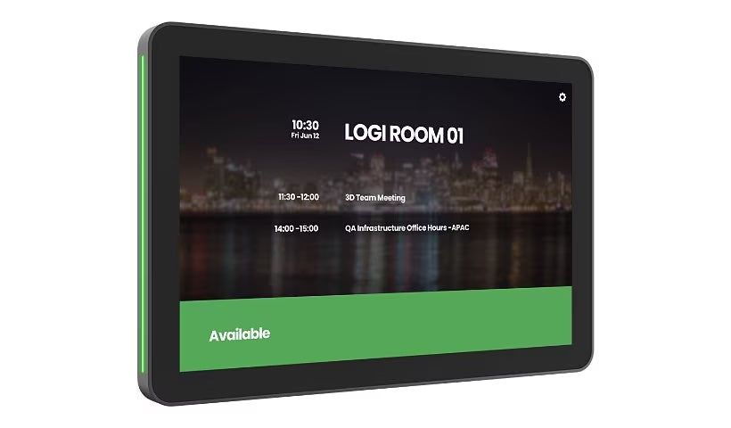 Logitech Tap Scheduler Purpose-Built Scheduling Panel for Meeting Room ...