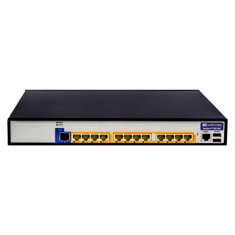 AudioCodes Mediant 800B SBC Gateway 1 E1/T1 Interface TAA | M800B-V-1ET ...