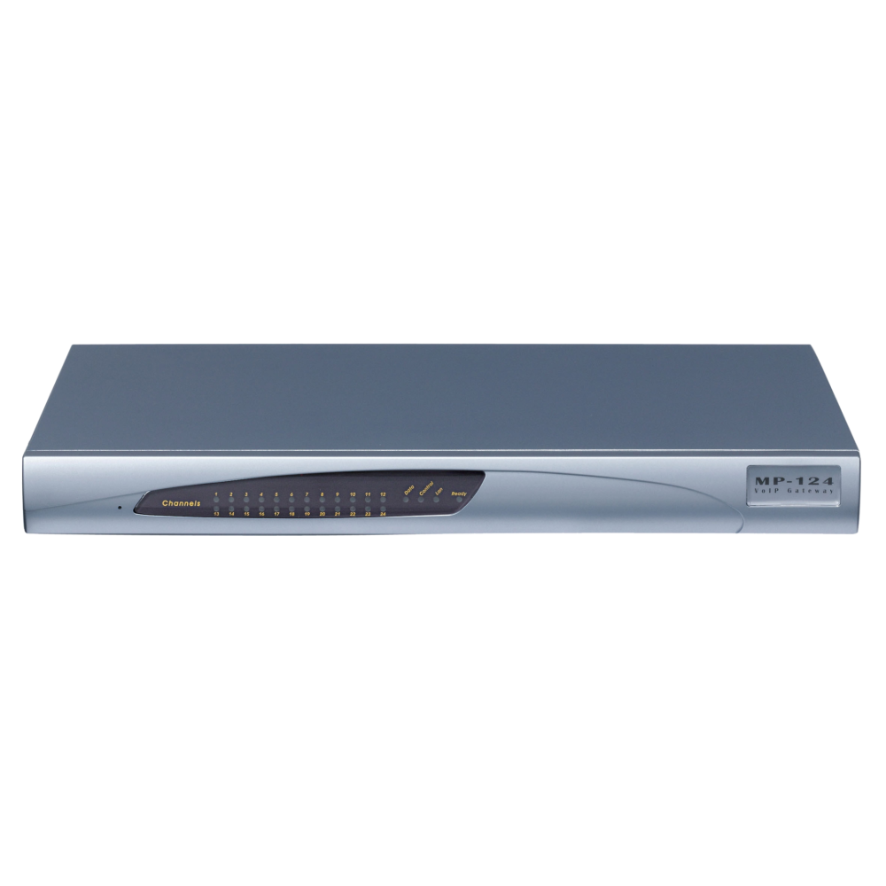 AudioCodes MP-124 24-Port FXS VoIP Gateway | SIP, AC Power, TAA – Avendor