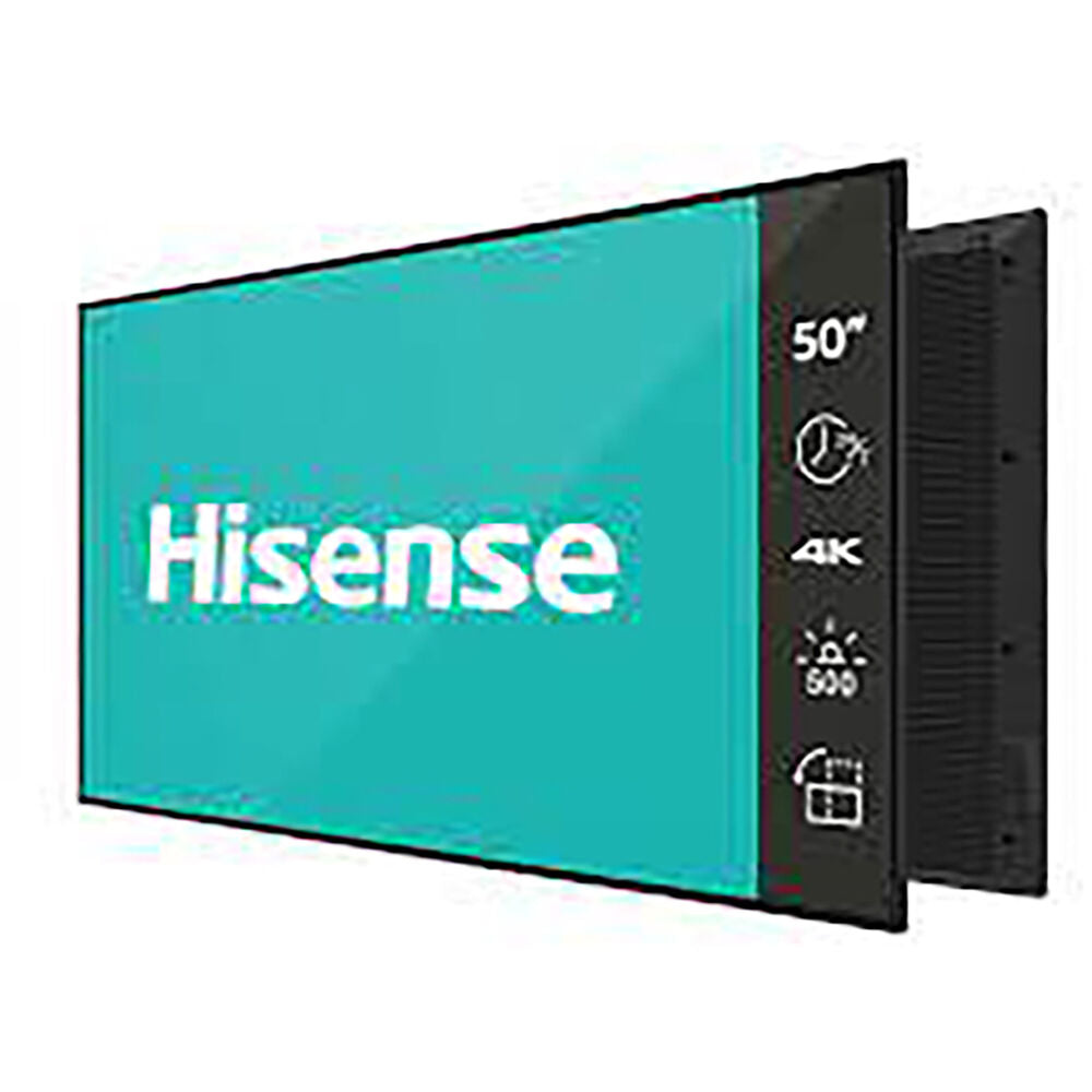 Hisense 50GM50D - 50" 4K UHD Digital Signage Display - 18/7 Operation