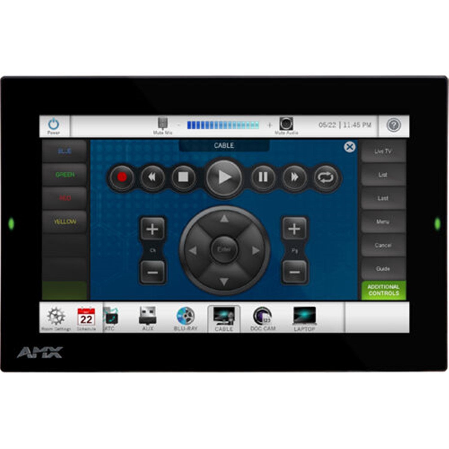 AMX FG5969-55BL - 7" Modero G5 Wall Mount Touch Panel | AVENDOR – Avendor